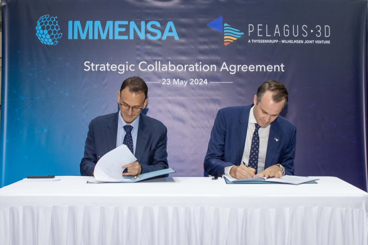 Immensa Partners with Maritime & Offshore Specialist Pelagus 3D - 3D ...